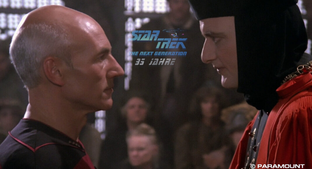 Retro-Rezension: The Next Generation 1x01/02 – "Der Mächtige" / "Mission Farpoint" - TrekZone ...